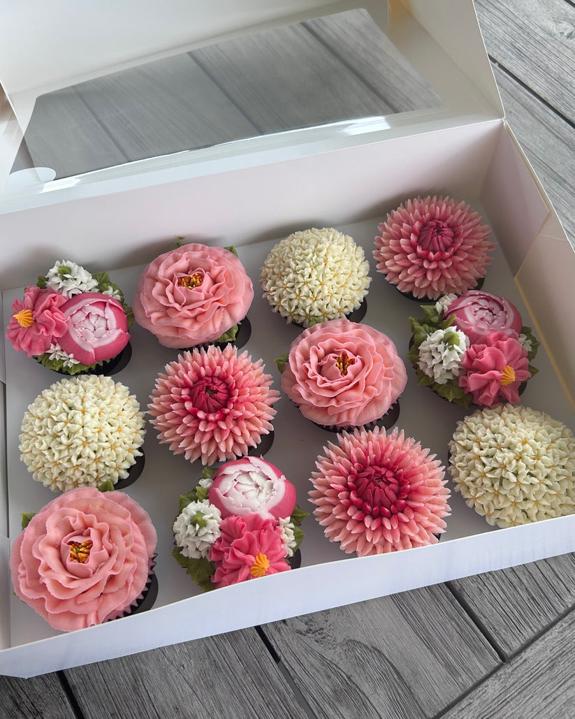 Boxed Classic and Floral Cupcakes | Sweet Petal Cupcakes – Sweet Petal ...