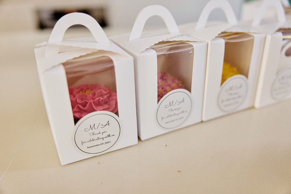 Individual Cupcake Holders White Kraft – Sweet Petal Cupcakes